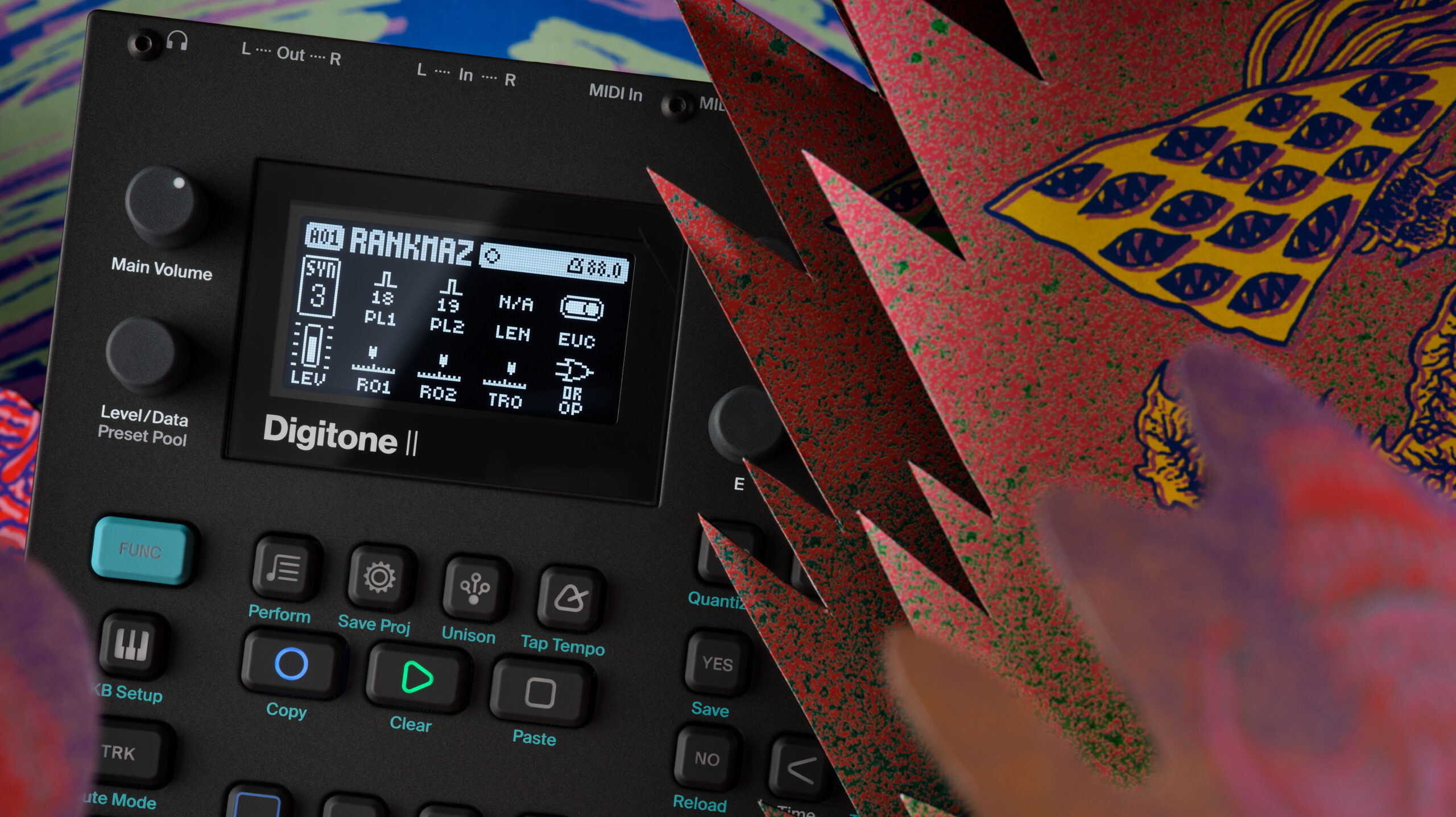 Digitone II | Immersive 16 Voice Polyphonic Digital Synthesizer | Elektron